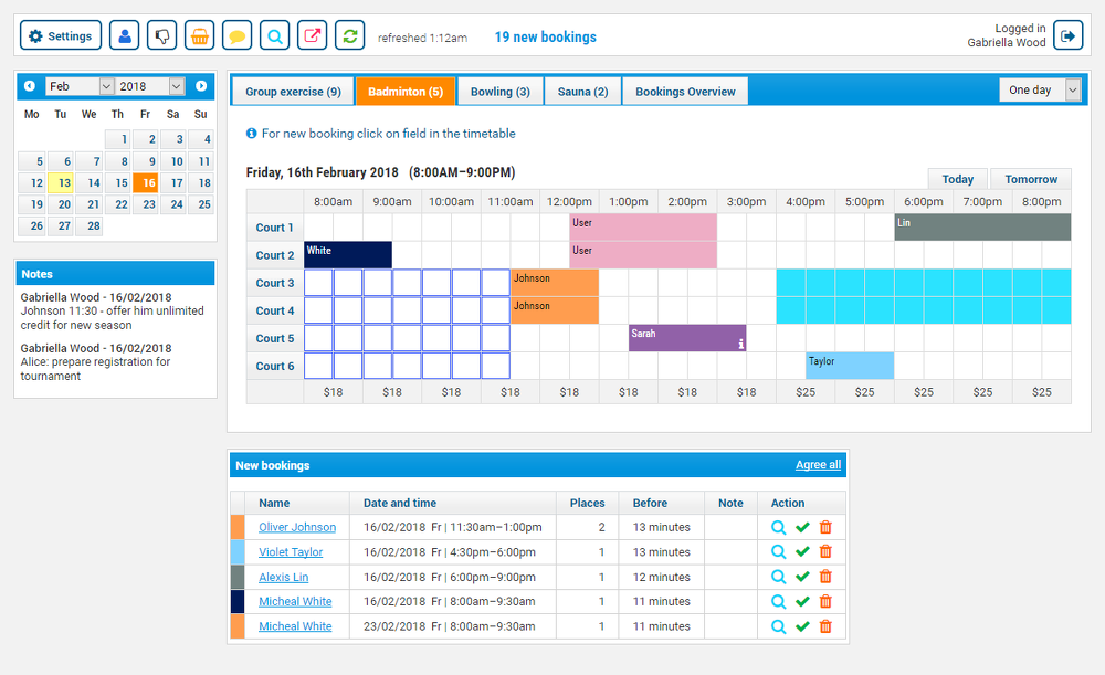 Features | Online booking system YEP!Booking