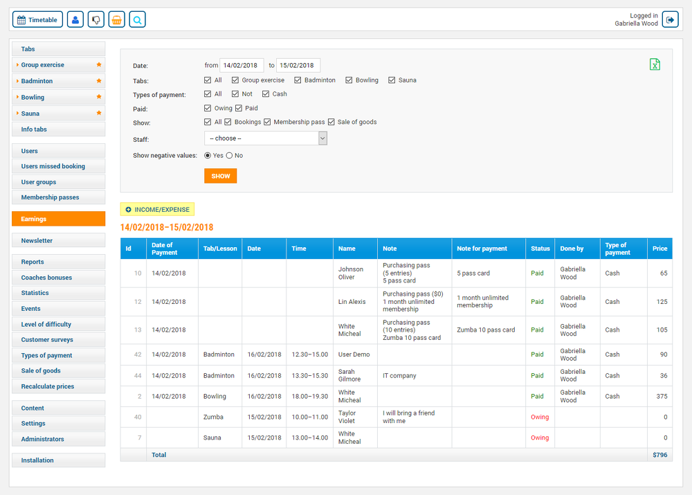 Features | Online booking system YEP!Booking